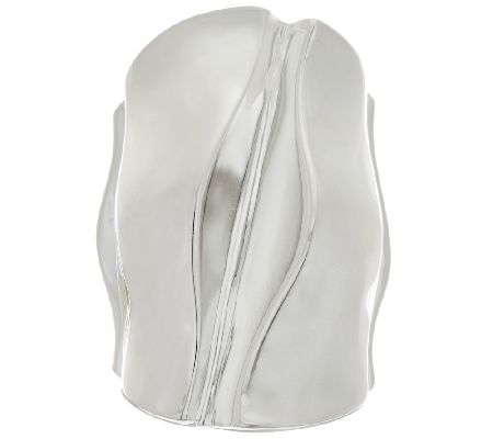 "As Is" RLM Bronze Sculpted Elongated Wrinkle Ring - QVC.com