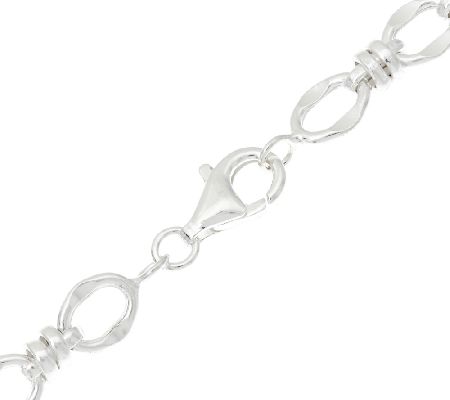 Turquoise Station Sterling Silver 18" Status Necklace - QVC.com