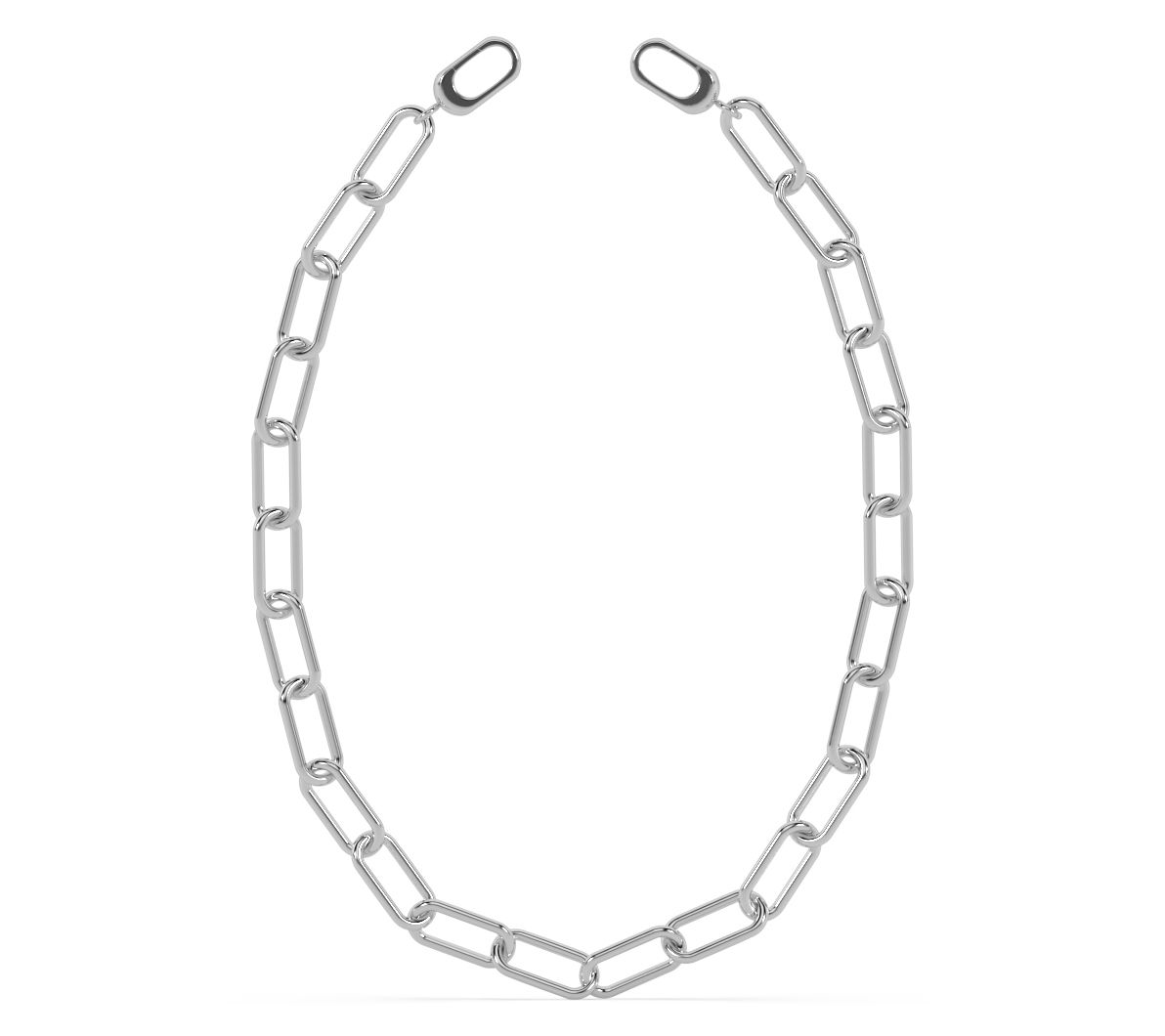 ONI Fine Jewelry Sterling Silver Bold Clip Choker - QVC.com