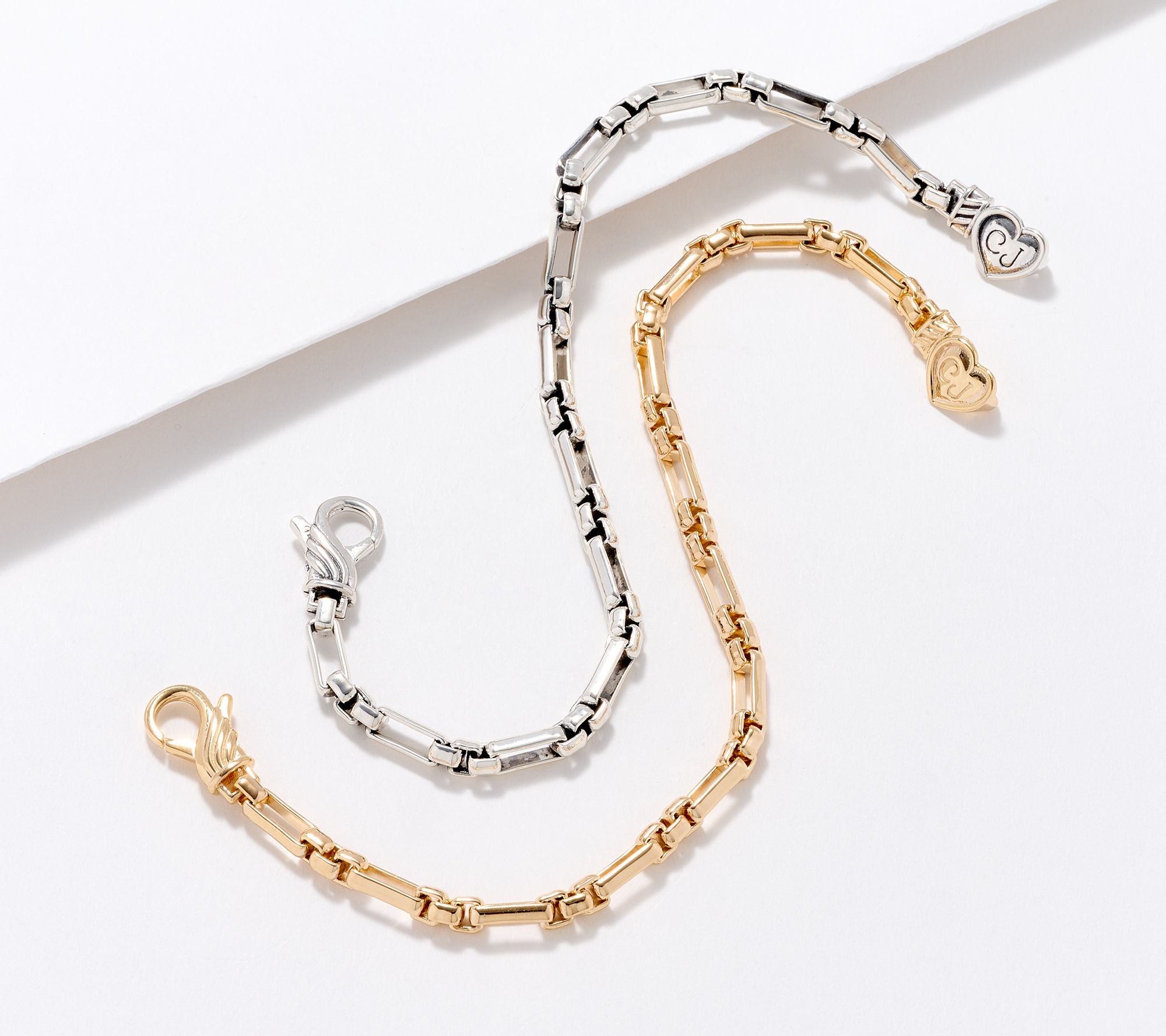 Christian James by Scott Grimes Sterling Silver Luciano Chain Bracelet ...