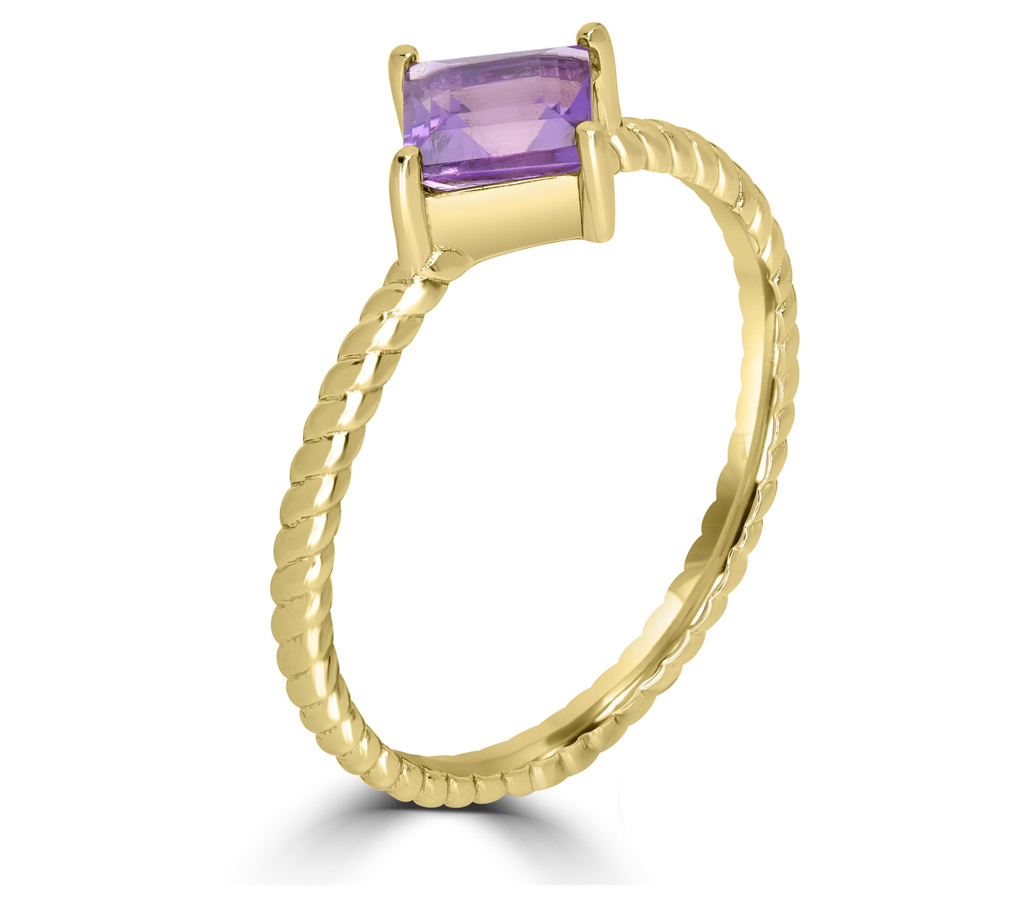 Generation Gems 0.60 cttw Amethyst Ring, 14K Gold - QVC.com
