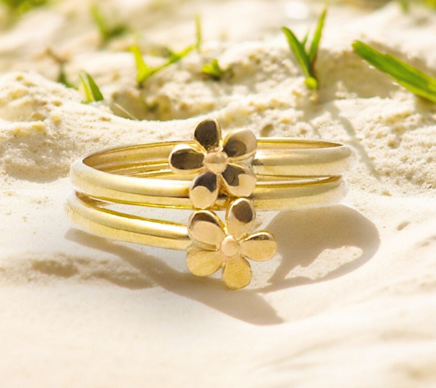 Alkeme 14K Gold Flex Flower Ring - QVC.com