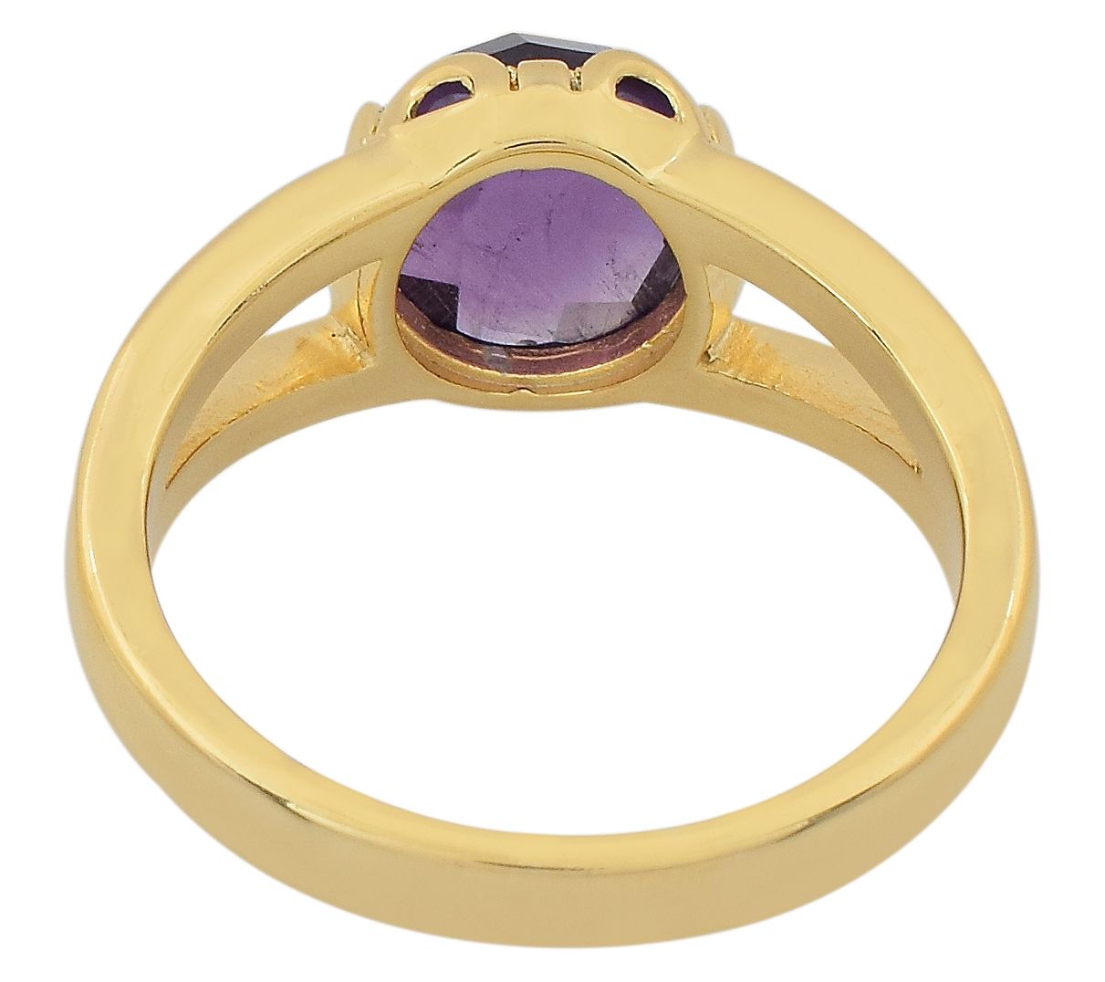 Affinity Gems Solitaire Gemstone Ring, 14K GoldPlated - QVC.com