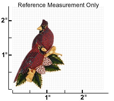 "As Is" Joan Rivers Pave' Cardinals Pin - QVC.com