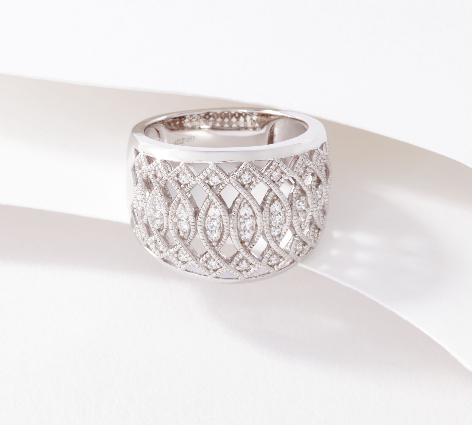 Fado Sterling Silver Salmon of Knowledge Ring - QVC.com