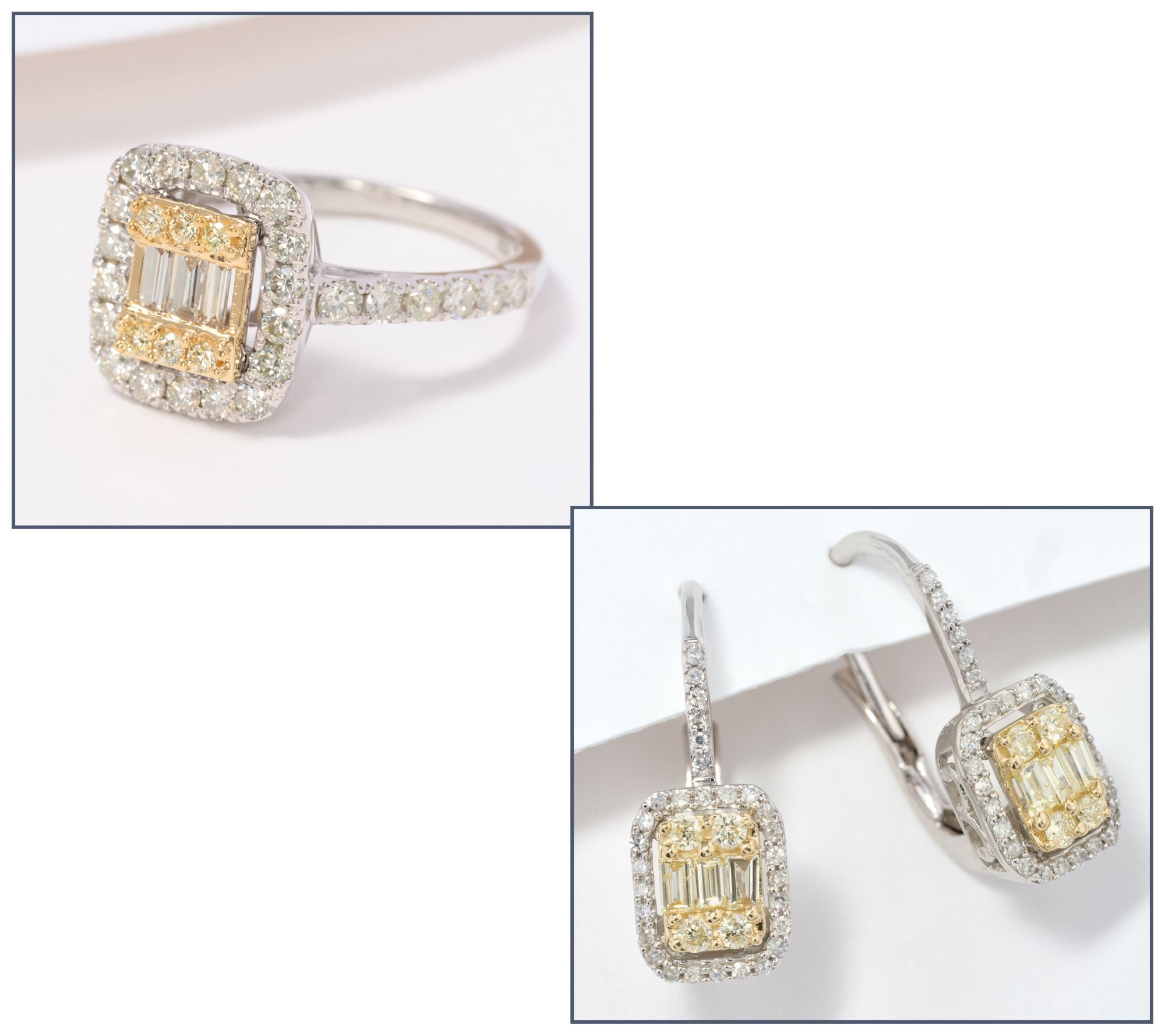 Affinity Diamonds Fancy Color Ring or Leverback - QVC.com