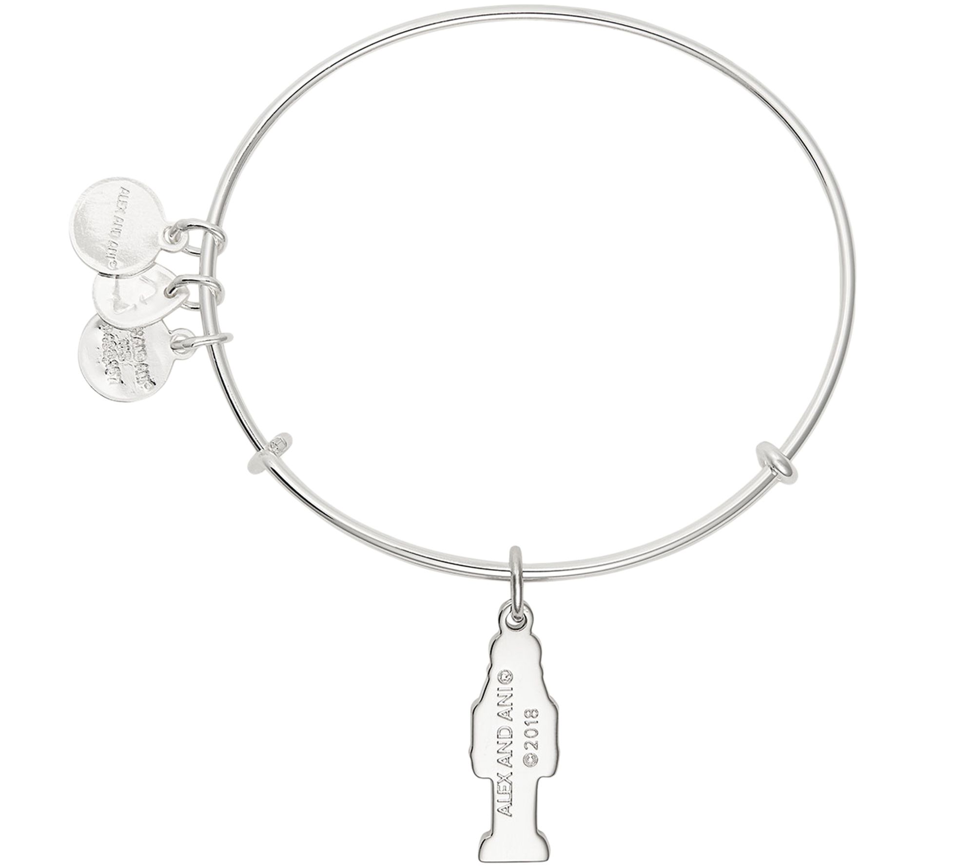 Alex and Ani Color Infusion Nutcracker Charm Bangle - QVC.com