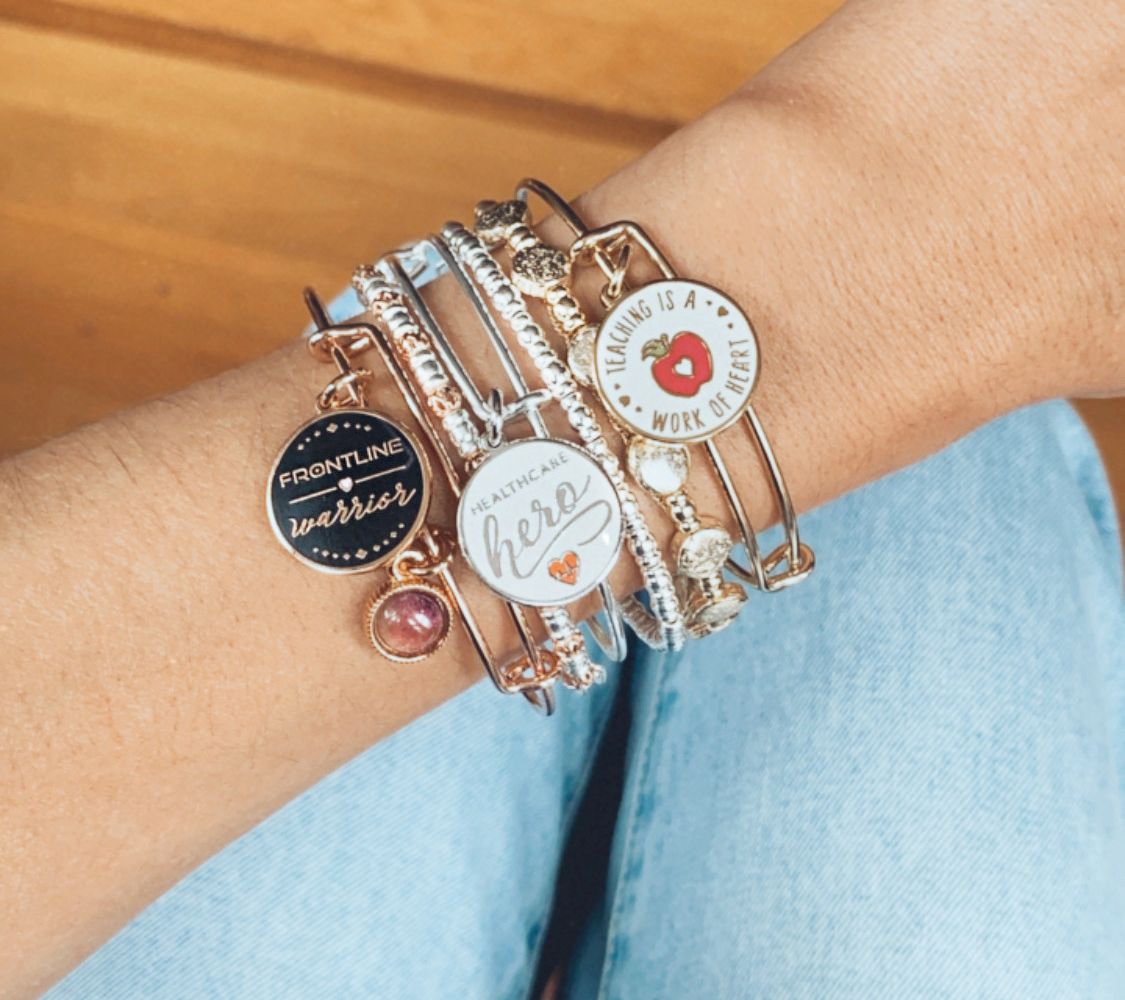 Alex and Ani Color Infusion Healthcare Hero Bangle - QVC.com
