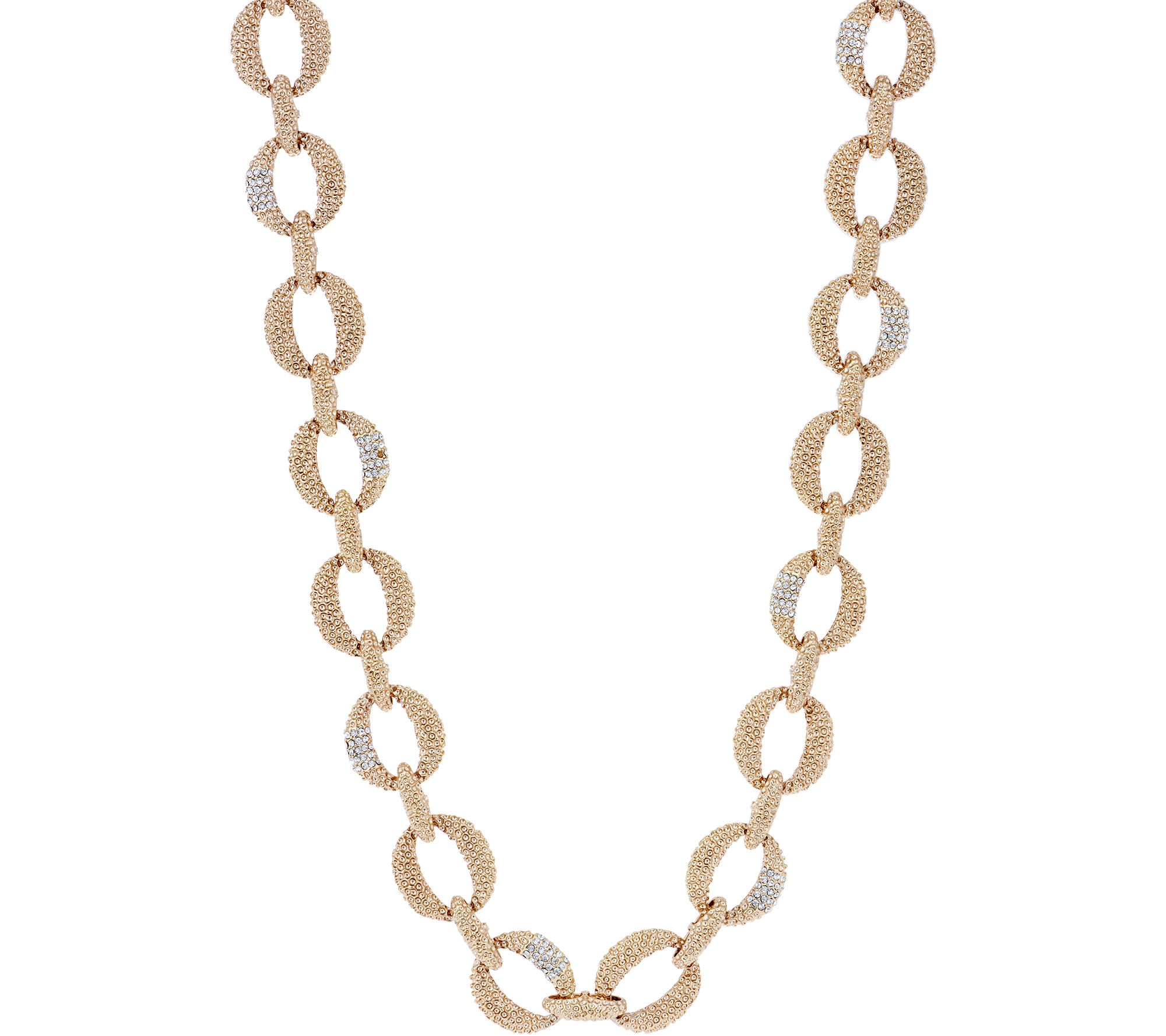 Grace Kelly Collection Bold Link 37" Necklace - QVC.com