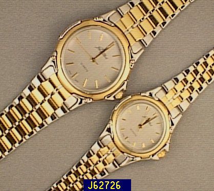 Pierre Jacquard His and Hers Bracelet Watch Set - QVC.com