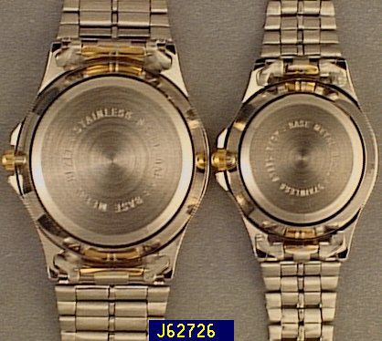Pierre Jacquard His and Hers Bracelet Watch Set - QVC.com