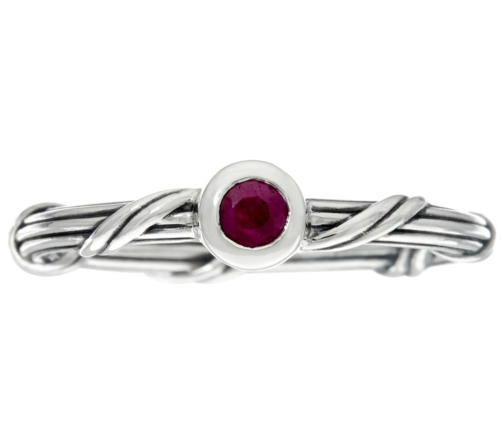 Peter Thomas Roth Sterling Ruby Signature Romance Ring - QVC.com