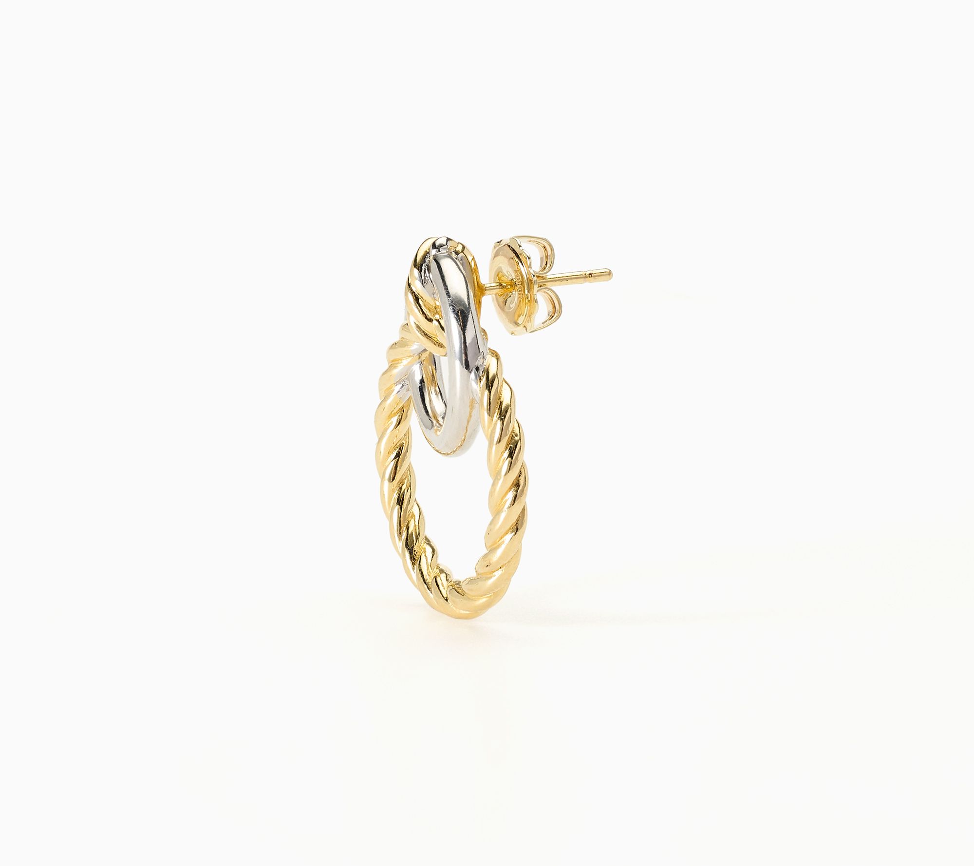 David Markstein Bronze Couture Double Loop Status Earrings - QVC.com