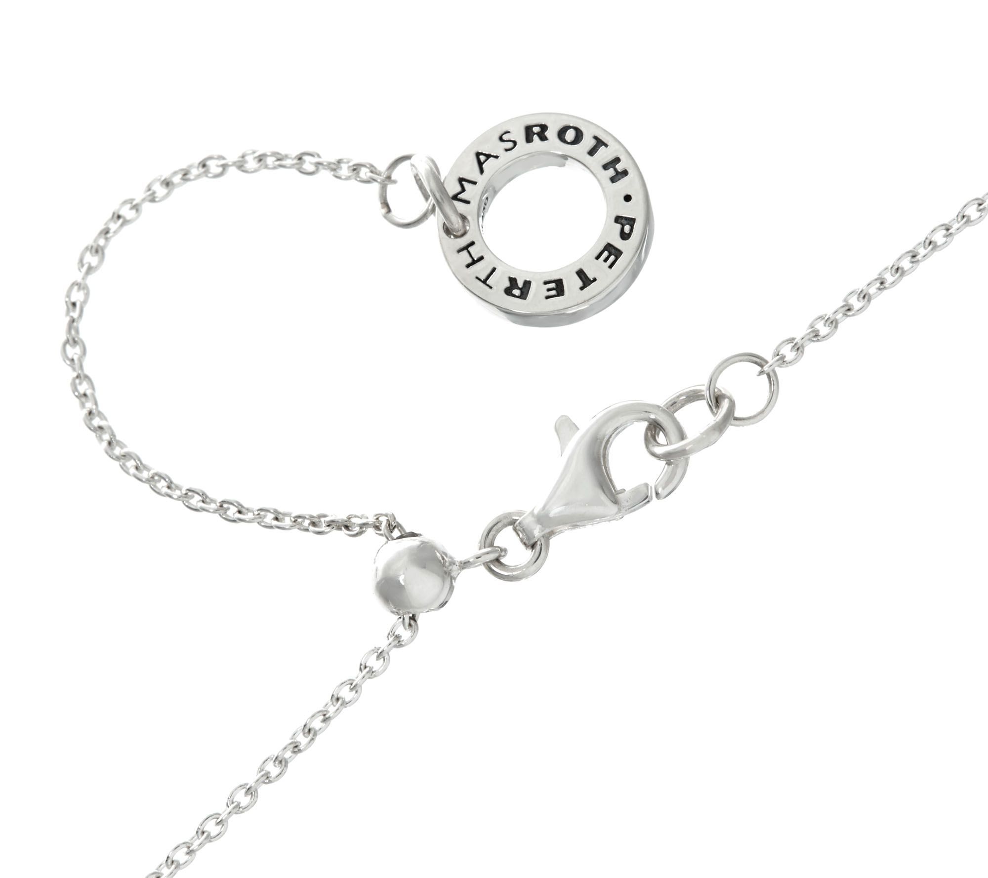 Peter Thomas Roth Sterling Fantasies Rose de France Necklace - QVC.com