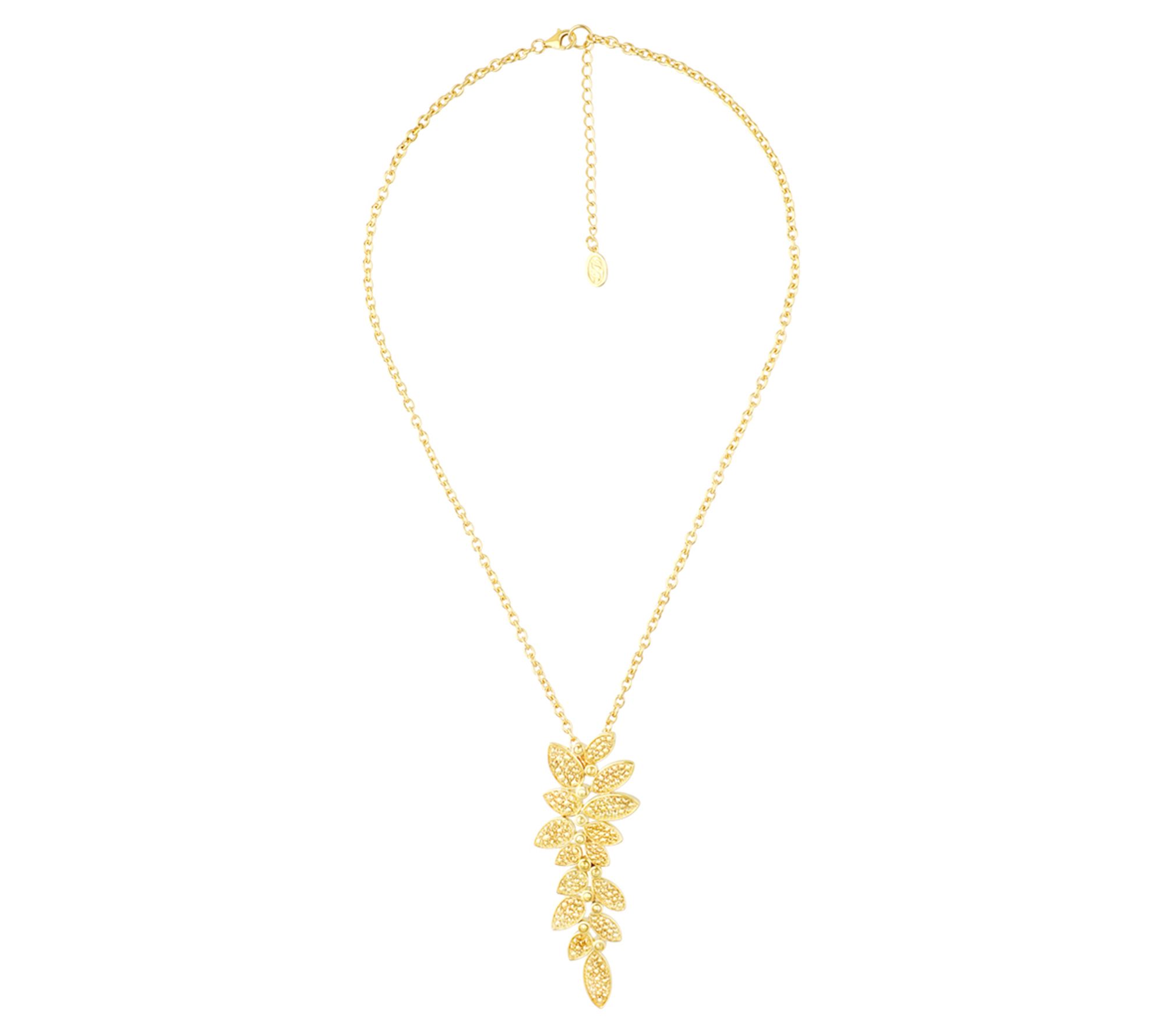 Dallas Prince 14K Clad Marcasite Secret Garden ecklace - QVC.com