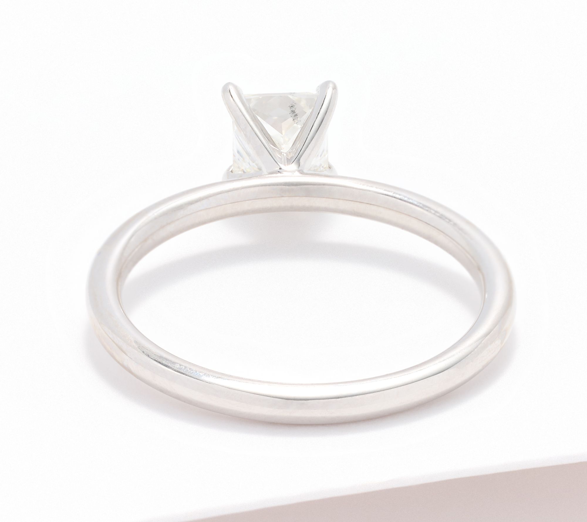 Affinity Diamonds 0.75ct Princess Ring, 14K Gold - QVC.com