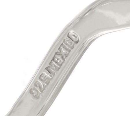 Artisan Crafted Bold Sterling Polished Wave Average Cuff, 24.5g - QVC.com