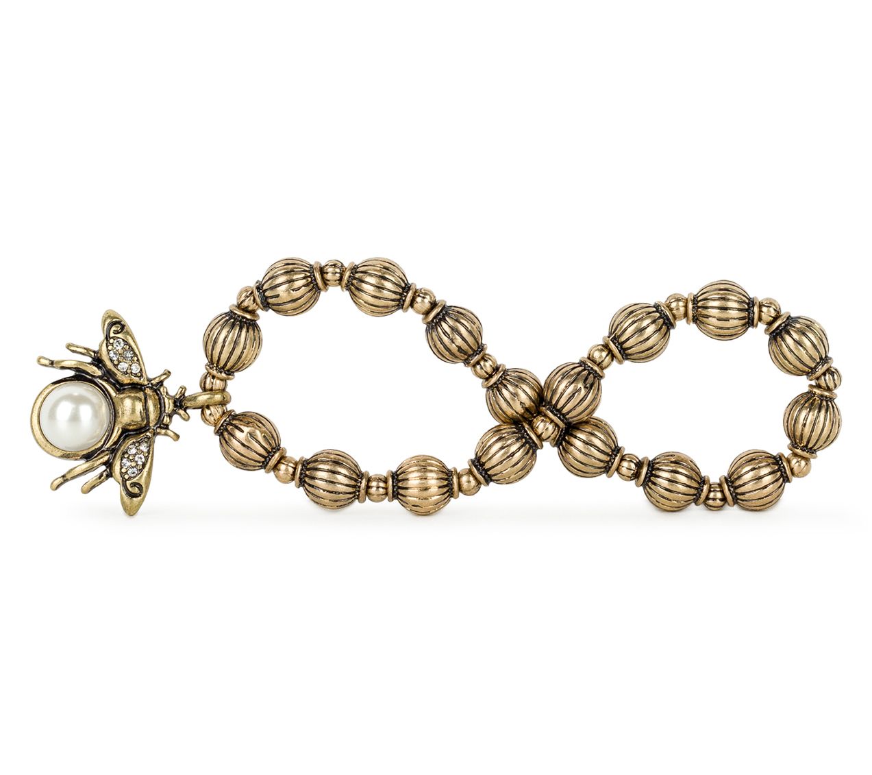 Patricia Nash Bee Happy Stretch Bracelet - QVC.com