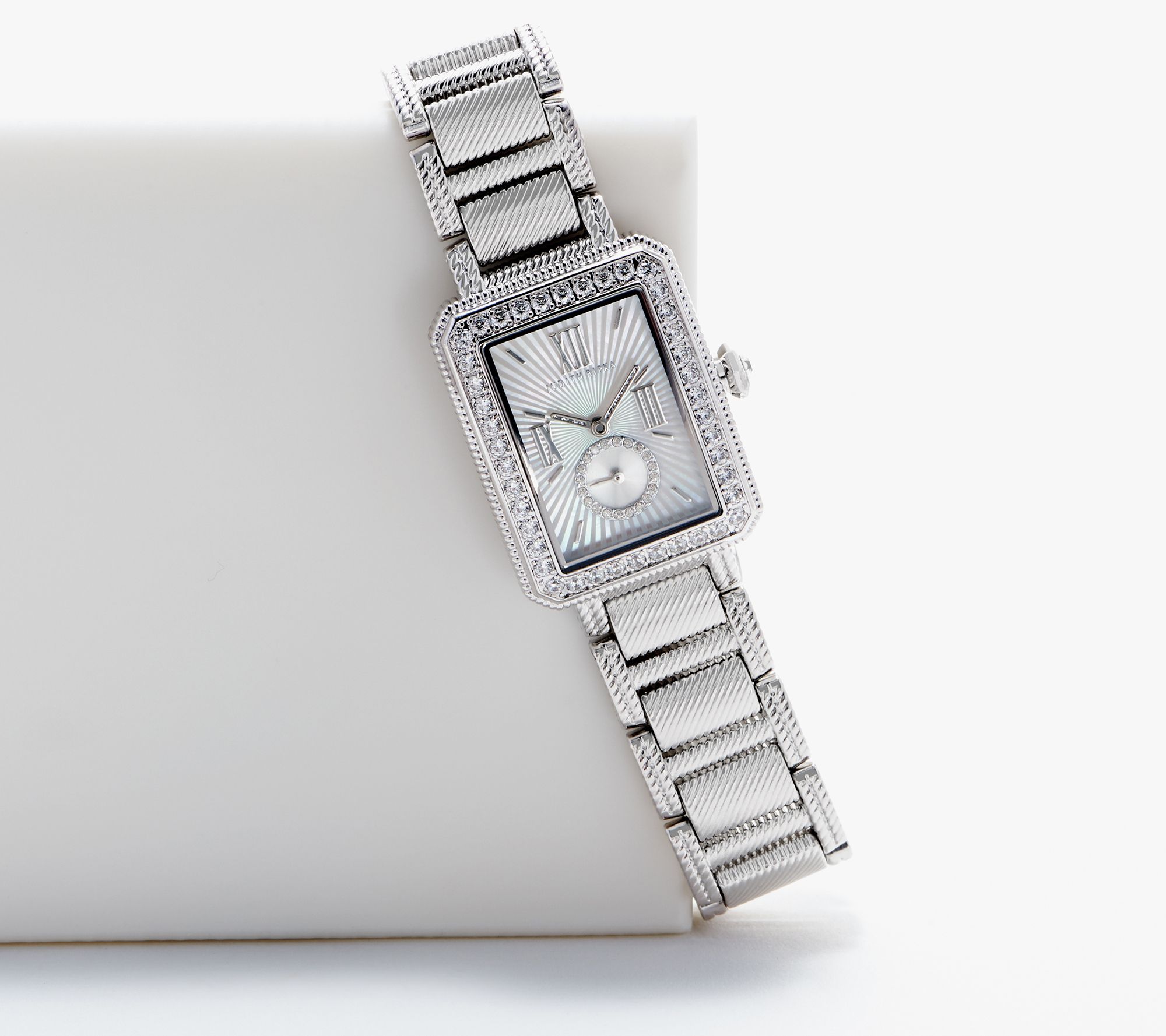 "As Is" Judith Ripka Stainless Steel Monte Carlo Watch - QVC.com