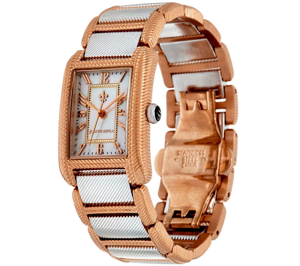 Judith Ripka Stainless Steel Lexington Watch Watch - QVC.com