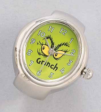 Dr. Seuss Grinch Ring Watch with Expandable - QVC.com