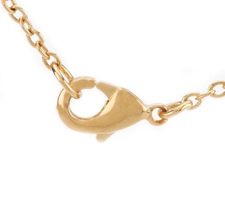 Smithsonian Simulated Opal Pendant Necklace - QVC.com