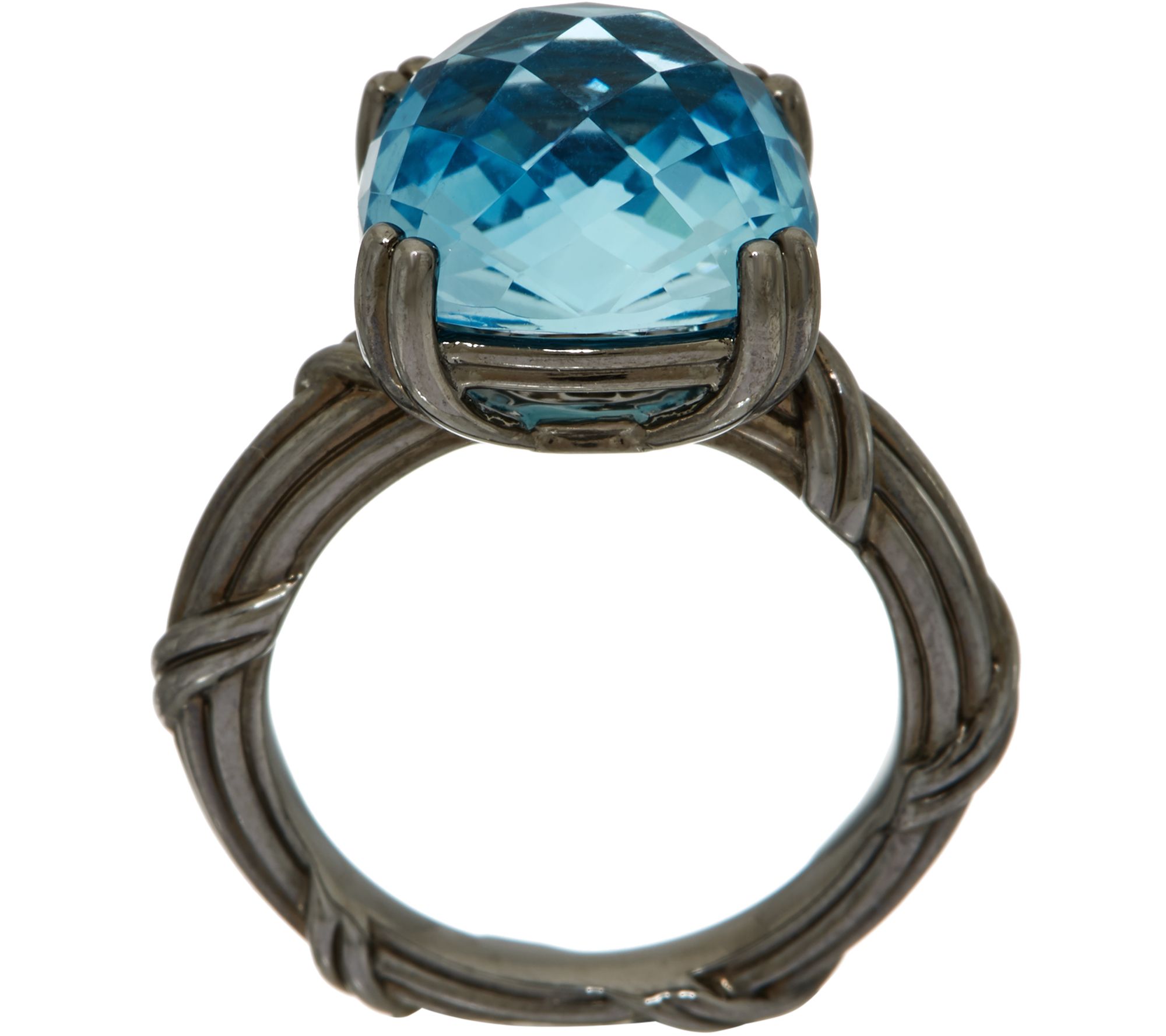 Peter Thomas Roth Sterling Fantasies 8.40 ct Blue Topaz Ring - QVC.com