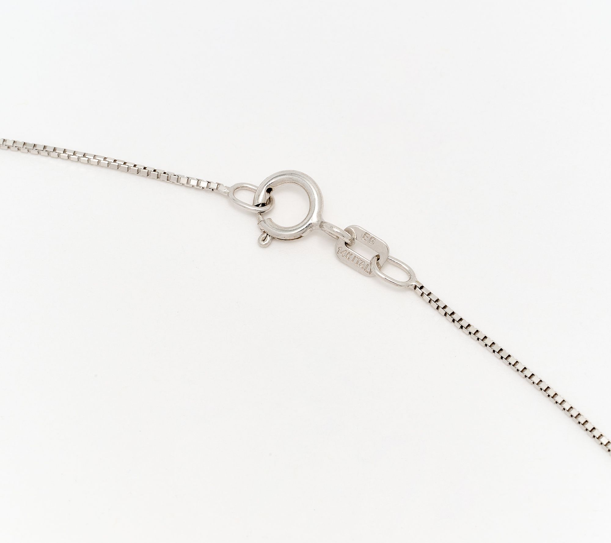 EternaGold Large Puffed Motif 18" + 20" Necklace, 14k Gold, 2g - QVC.com