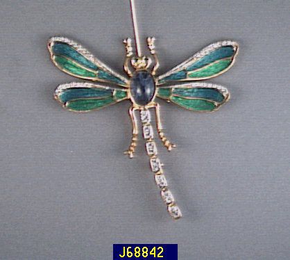 Kenneth Jay Lane Dragonfly Pin - QVC.com