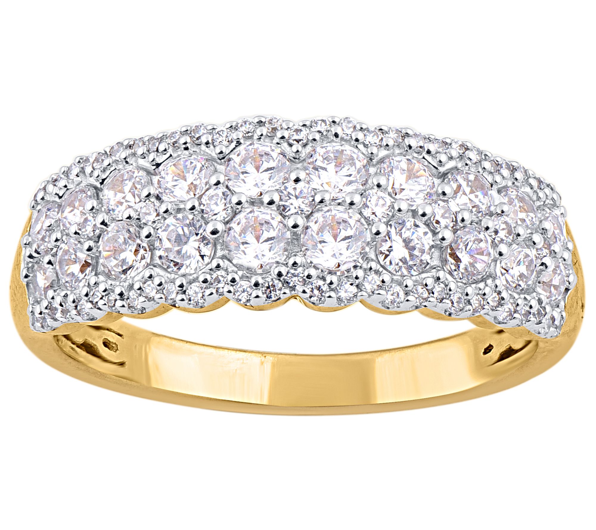 Affinity Diamonds 1.50 cttw Band Ring, 14K Gold - QVC.com