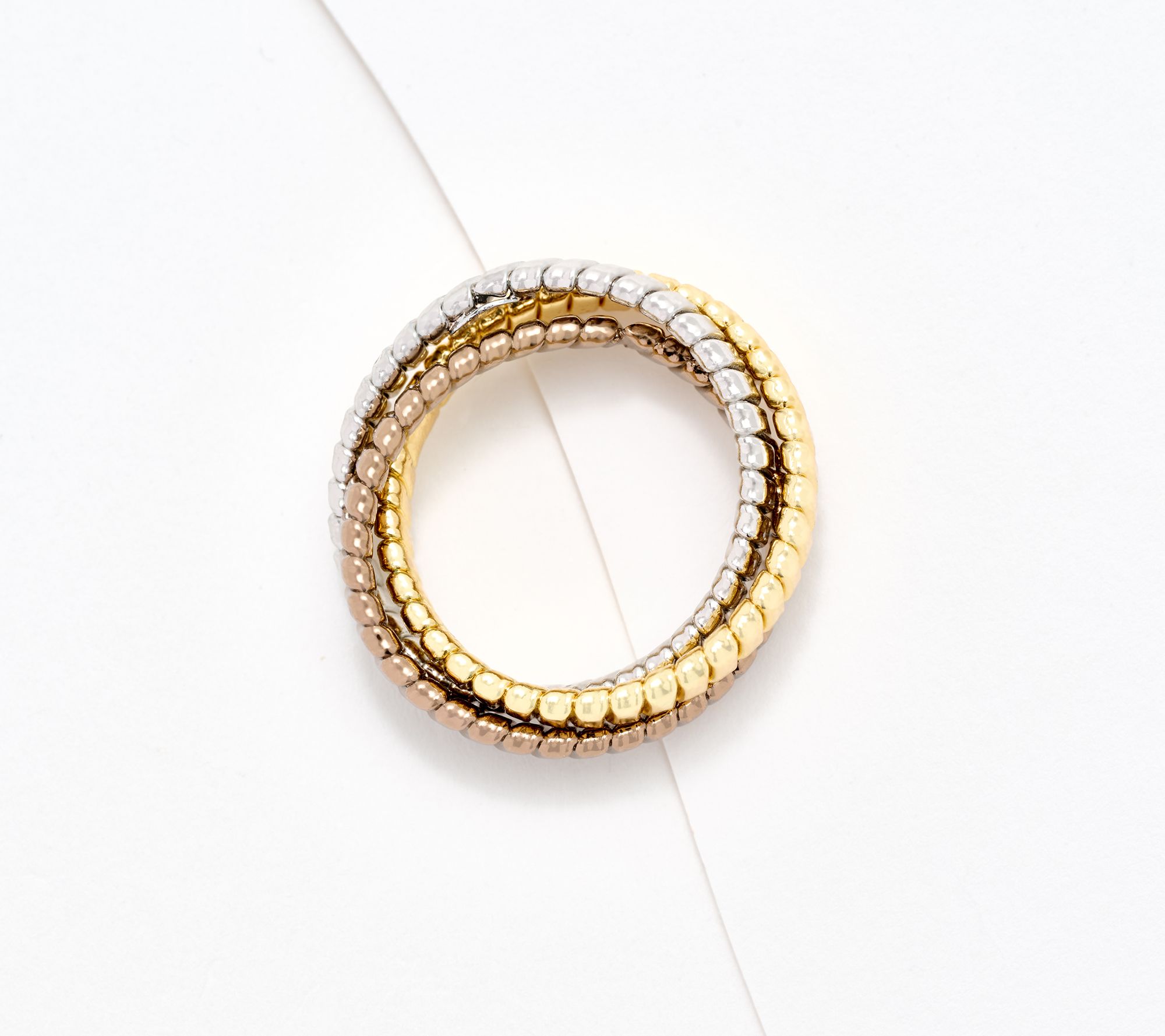 David Markstein Bronze Triple Tubogas Rolling Ring - QVC.com