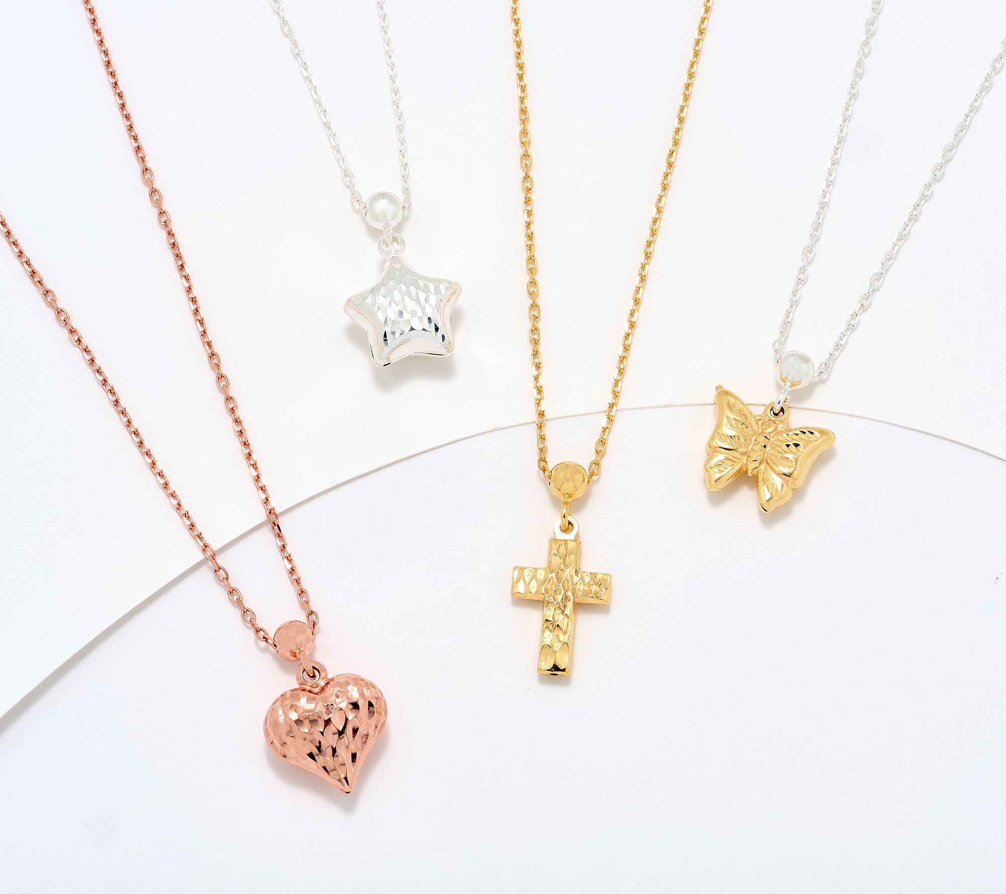 UltraFine 950 Silver Reversible Motif Necklace - QVC.com