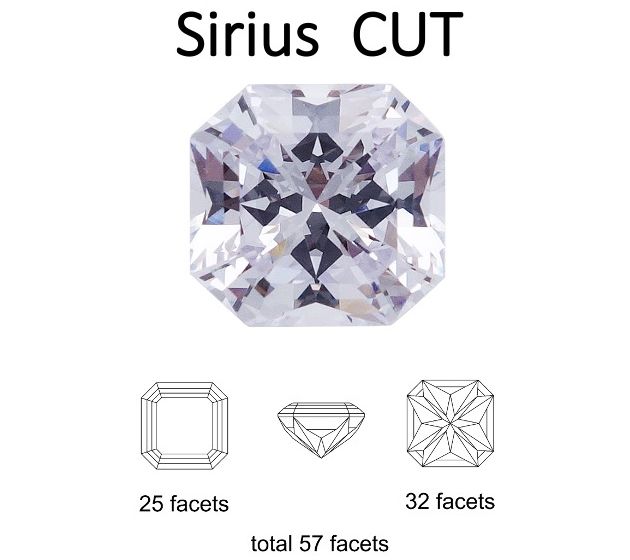 "As Is" Diamonique 57 Facet Sirius Cut Leverbacks Sterling Silver - QVC.com