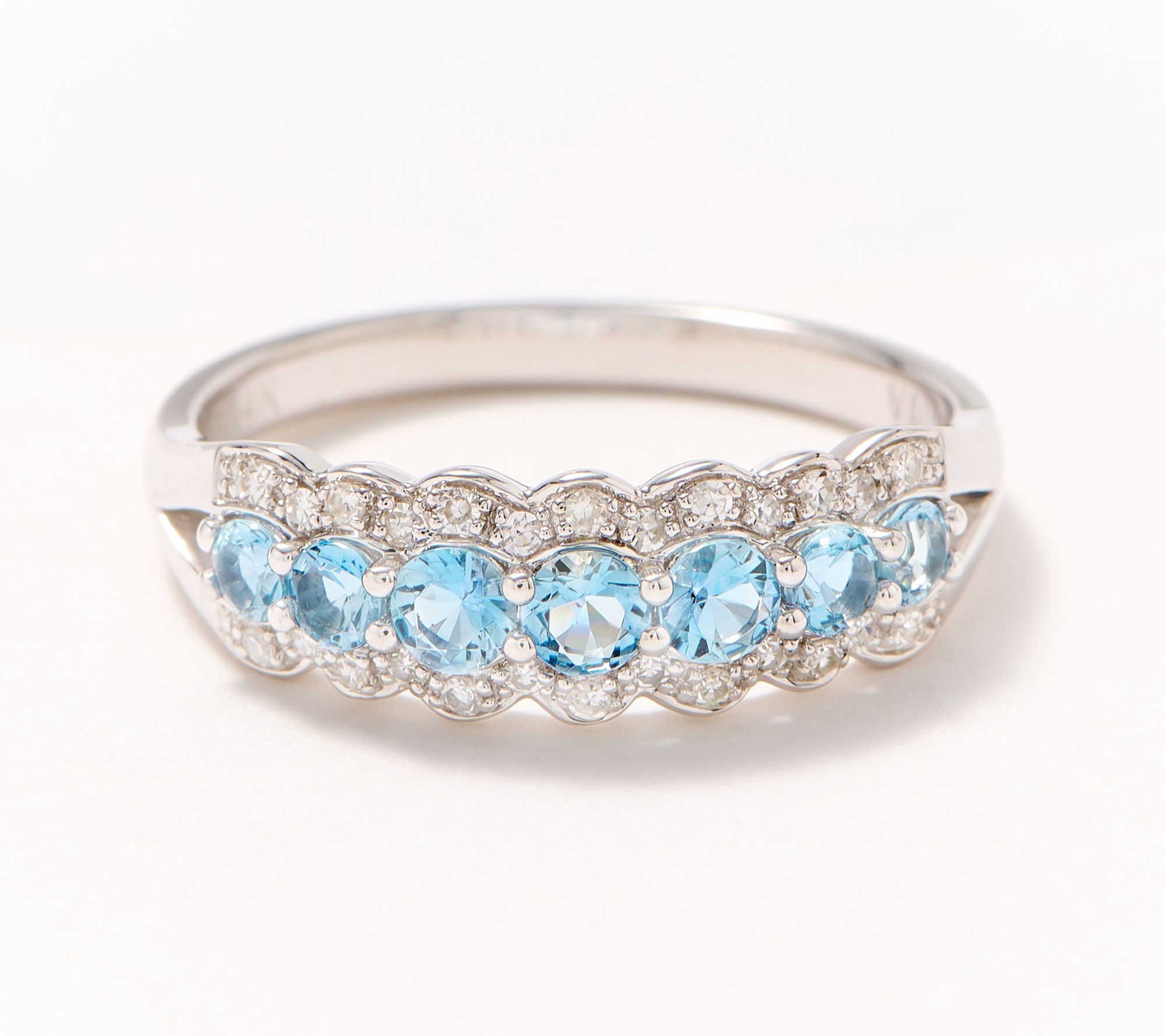 "As Is" Vault Discoveries SantaMariaTatu Aquamarine Ring 14K Gold - QVC.com