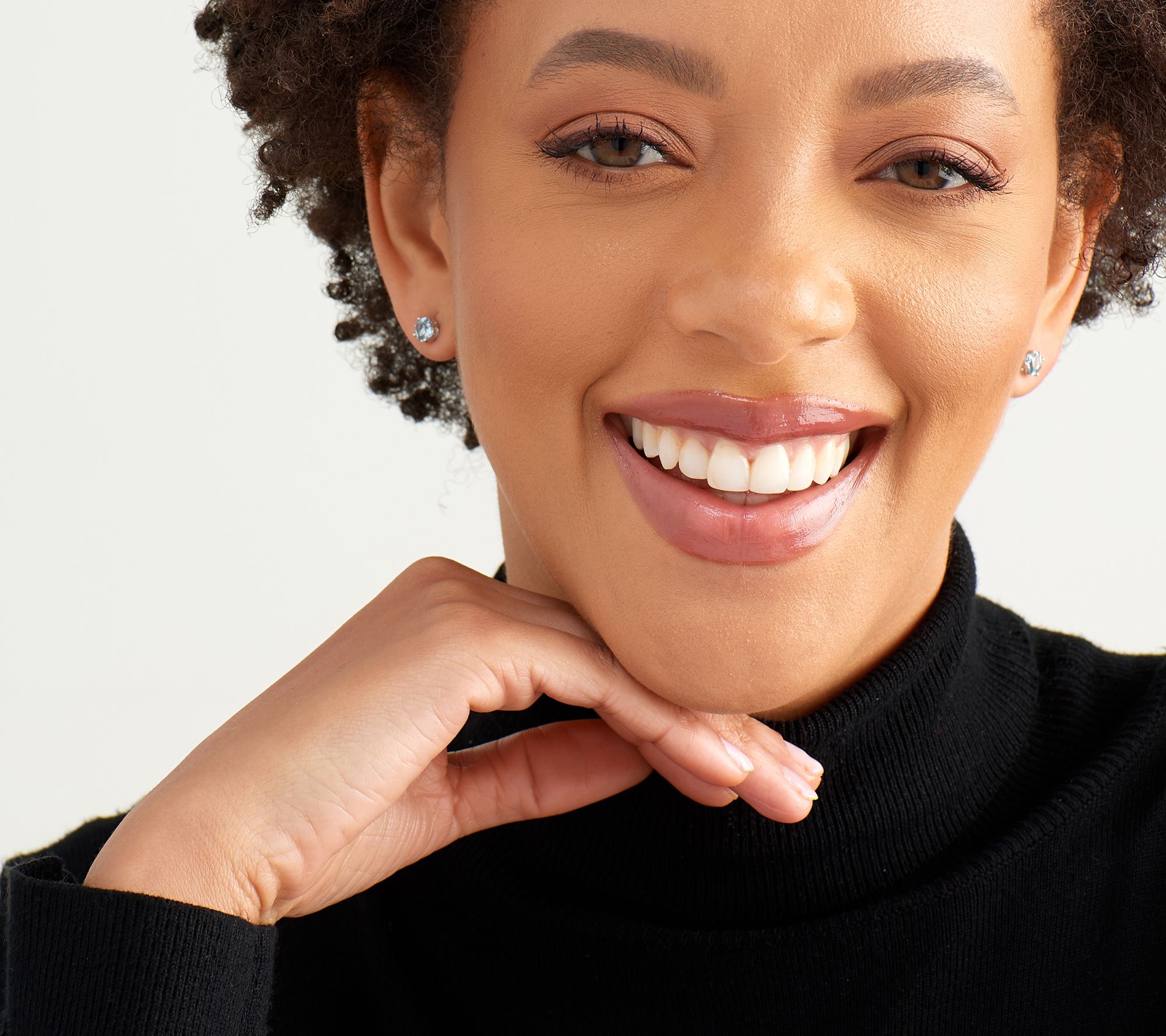 "As Is" Diamonique Erin's Pick Set of 3 Earrings, Sterling Silver - QVC.com