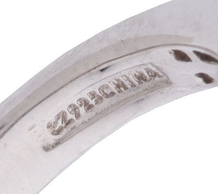 Gregg Ruth Luxe Diamonique Framed Cushion 4.40 cttw Ring w ...