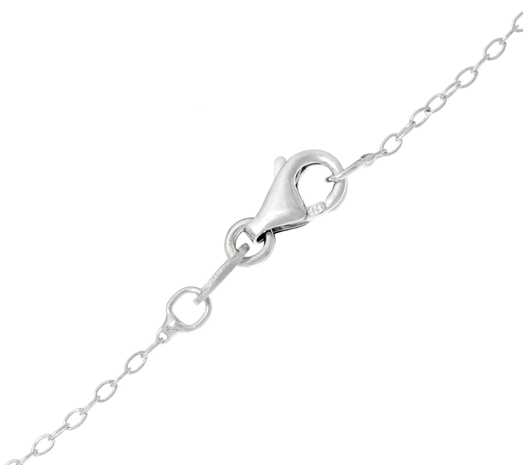 Ammolite Triplet Heart Cut Sterling Silver Pendant on 18" Chain - QVC.com