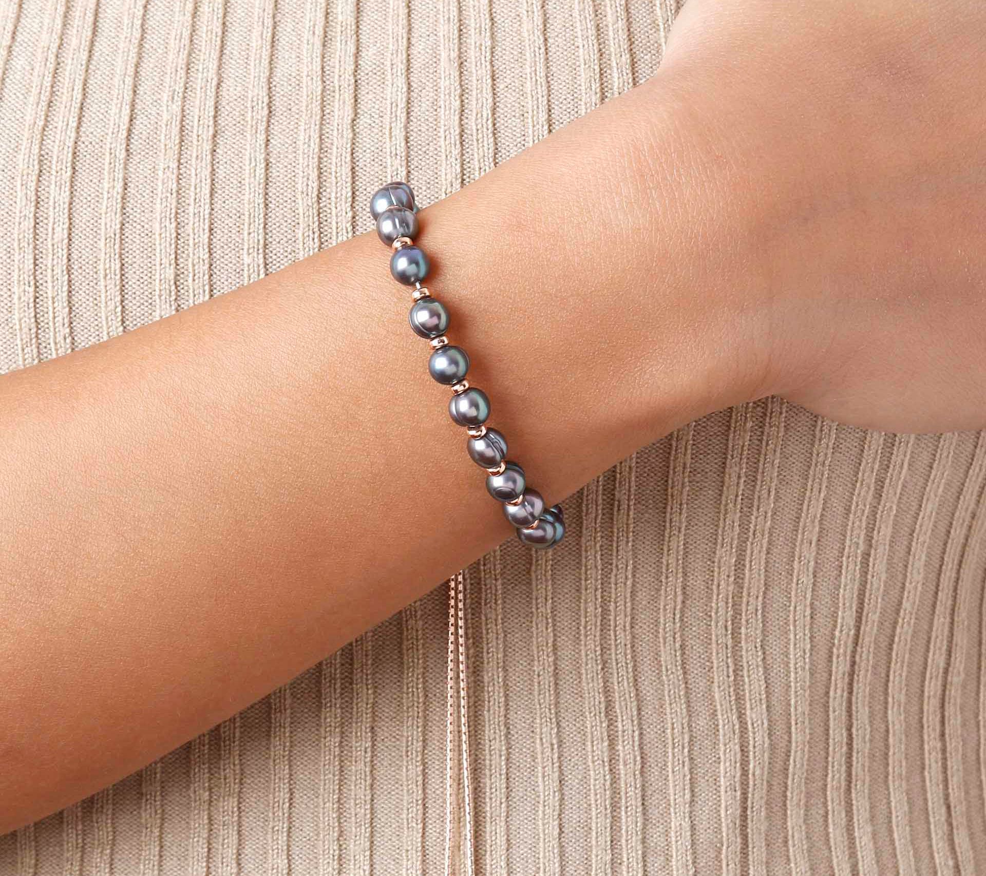Bronzo Italia Cultured Pearl Friendship Bracelet - QVC.com