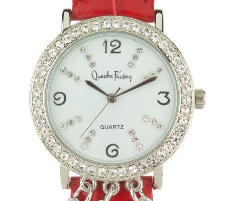 "As Is" Quacker FactoryDangling CharmsHolidayWa tch - QVC.com