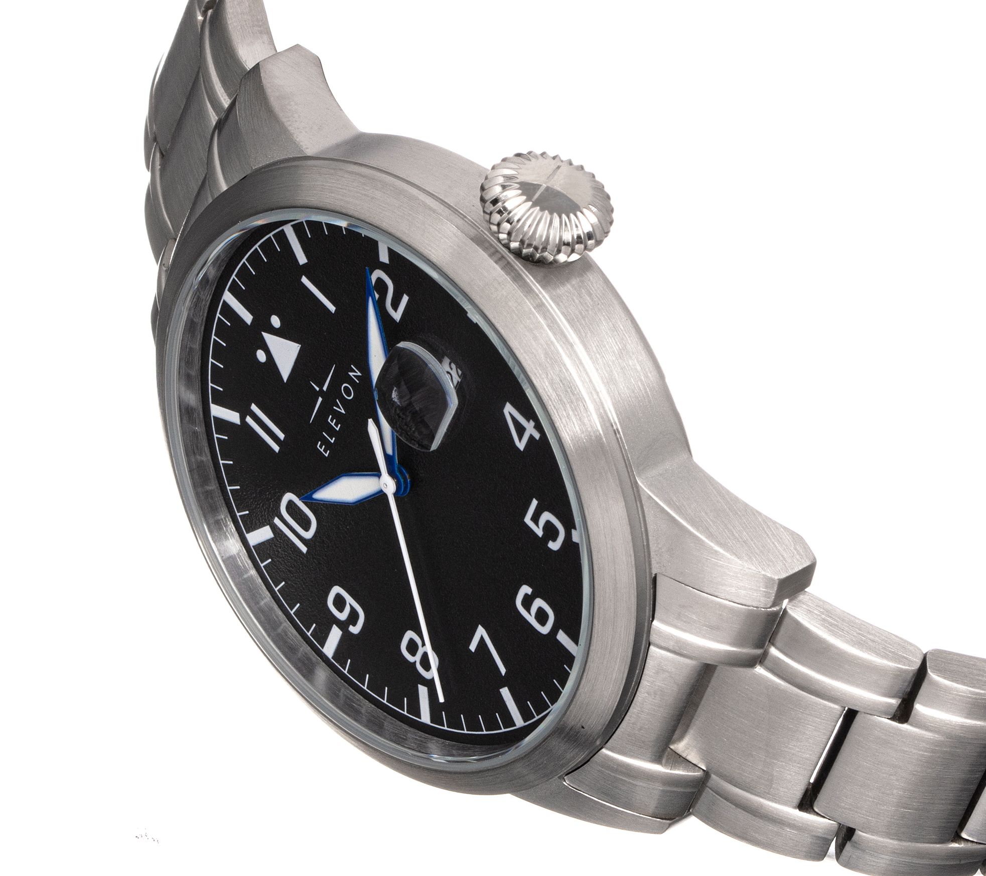 Elevon Men's Stealth Black Bracelet Watch - QVC.com