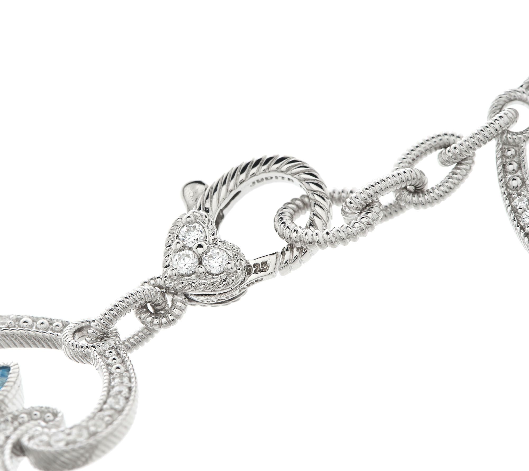 Judith Ripka Sterling 8" 7.75 cttw Gemstone Multi Strand Bracelet - QVC.com