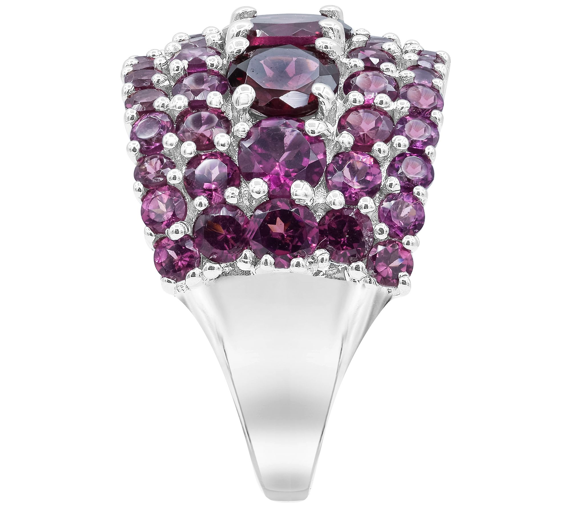 Affinity Gems Rhodolite Cocktail Ring, SterlingSilver - QVC.com