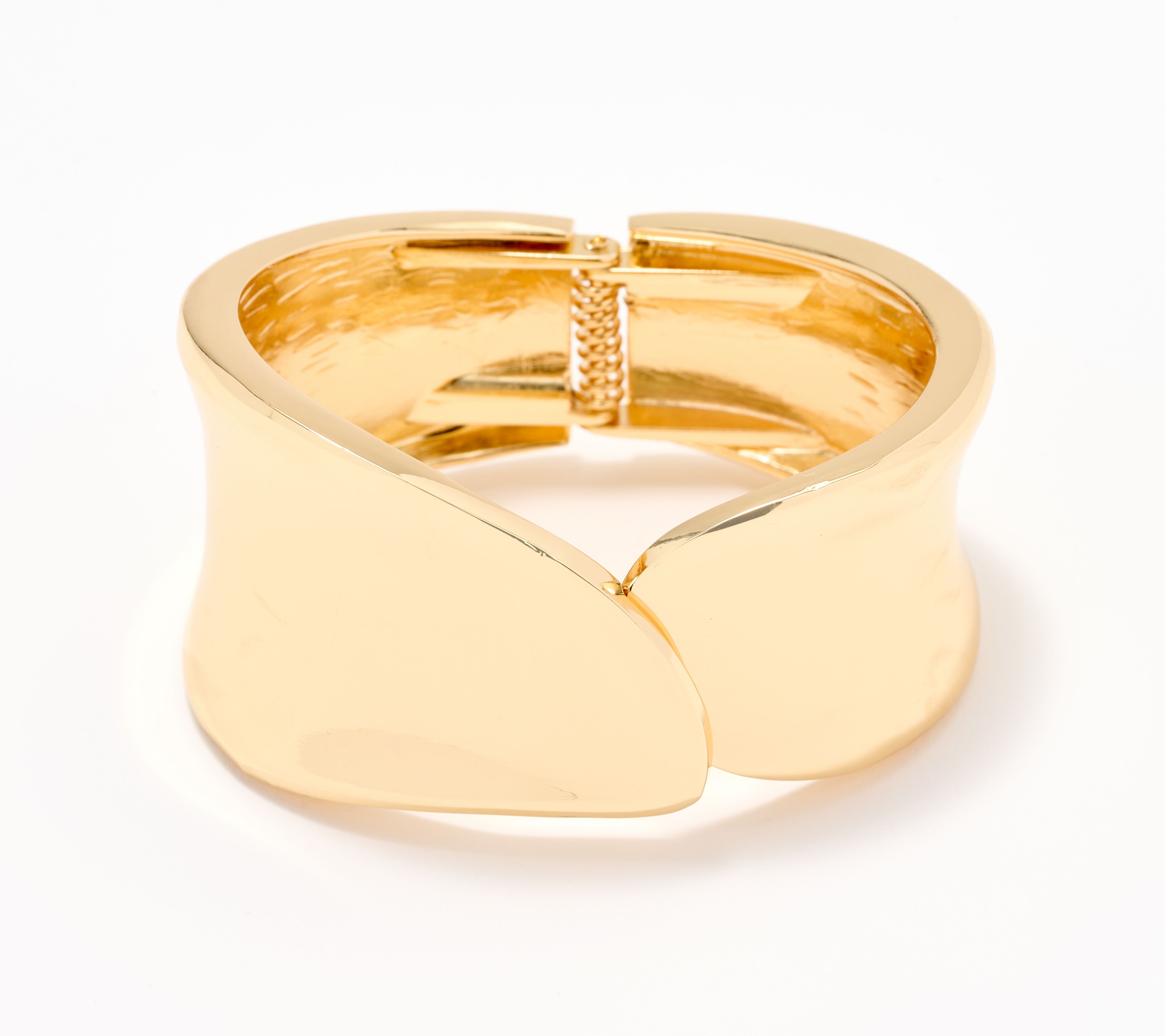 Susan Grvaer Fluid Cuff Bracelet Gold & Silver - QVC.com