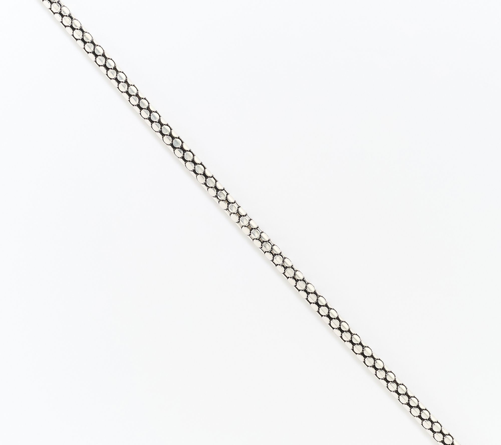 Christian James by Scott Grimes Sterling Silver Flexible Disc Necklace ...