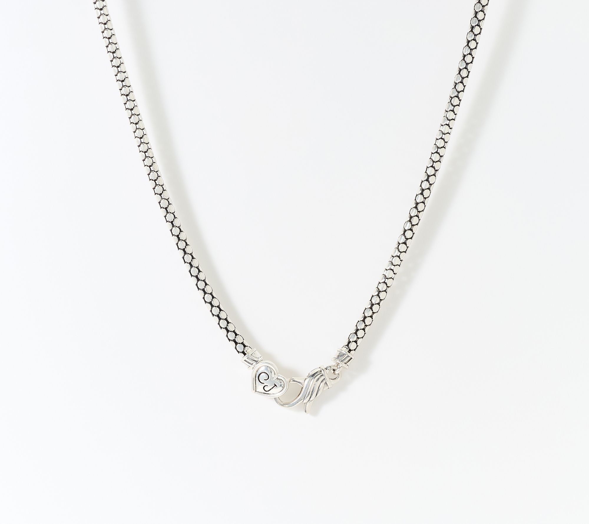 Christian James by Scott Grimes Sterling Silver Flexible Disc Necklace ...