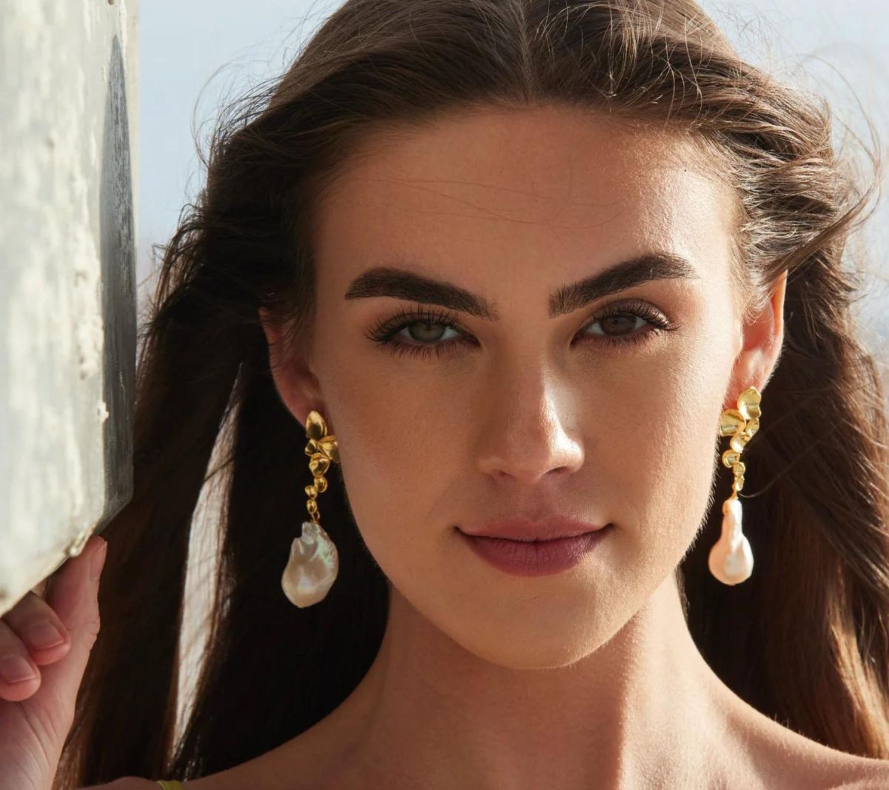 Adriana Pappas Designs Artsy Cultured Pearl Drops Earrings - QVC.com