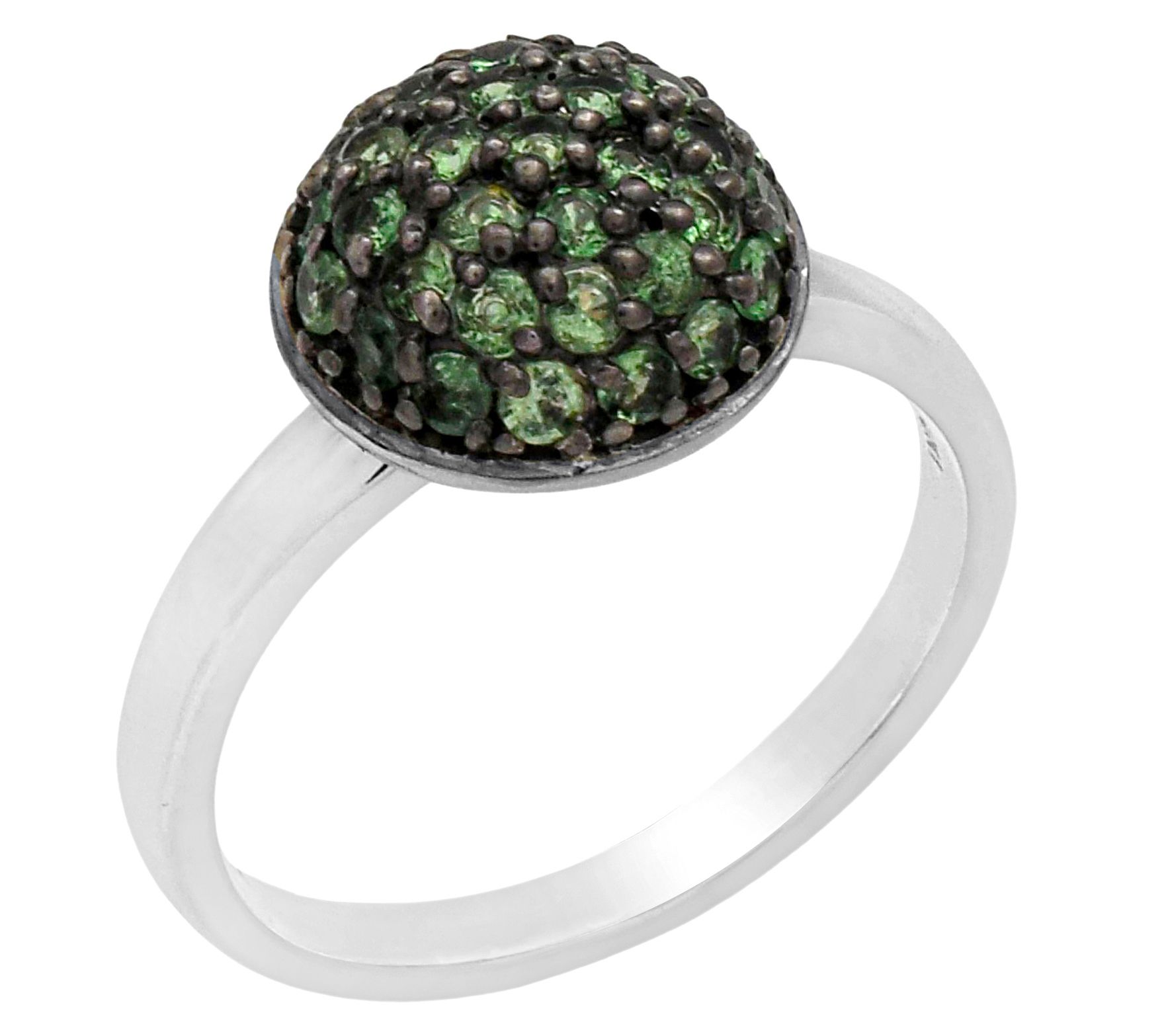 Affinity Gems Cluster Gemstone Ring, Sterling Silver - QVC.com
