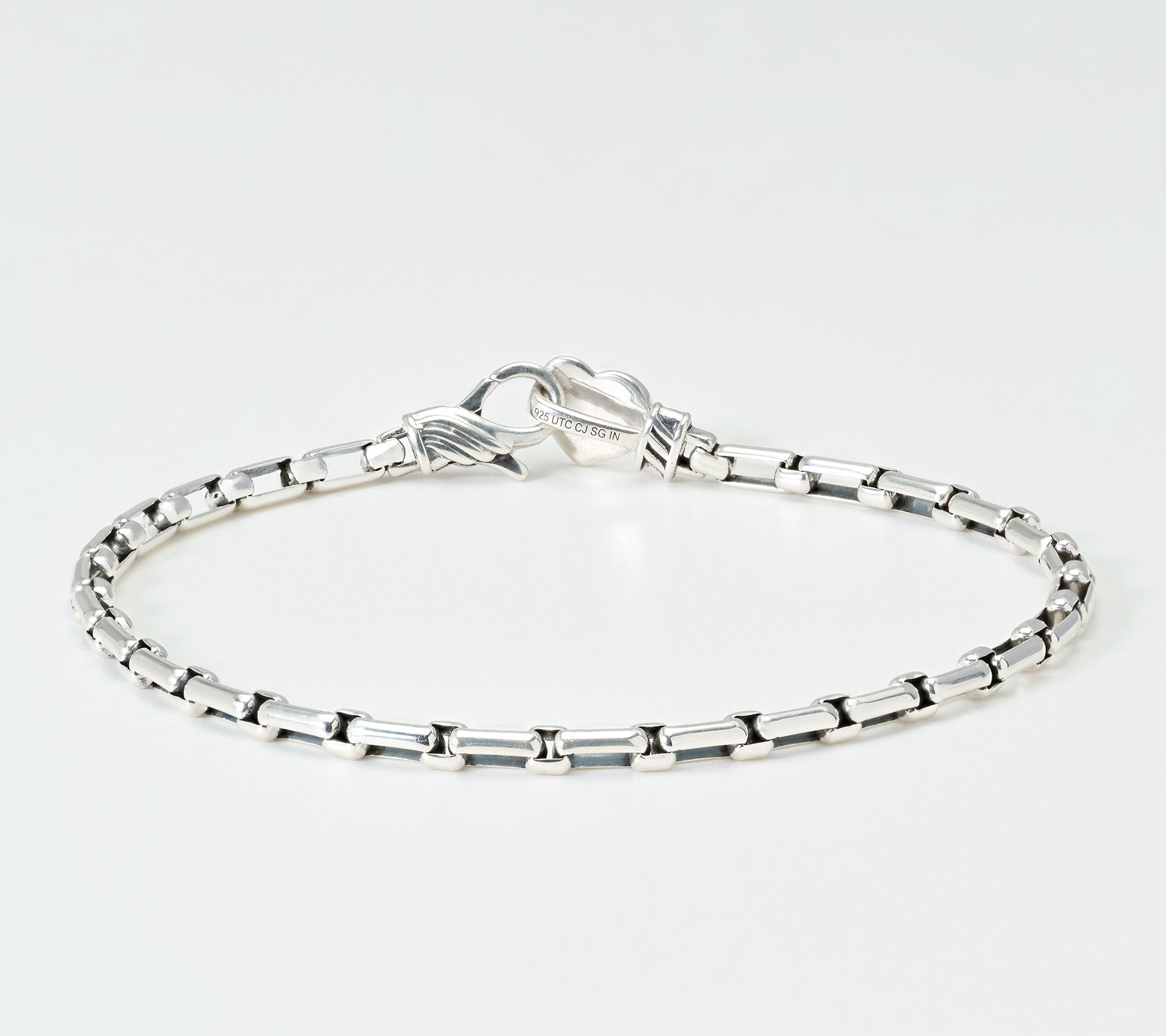 Christian James by Scott Grimes Sterling 1x1 Luciano Chain Bracelet ...