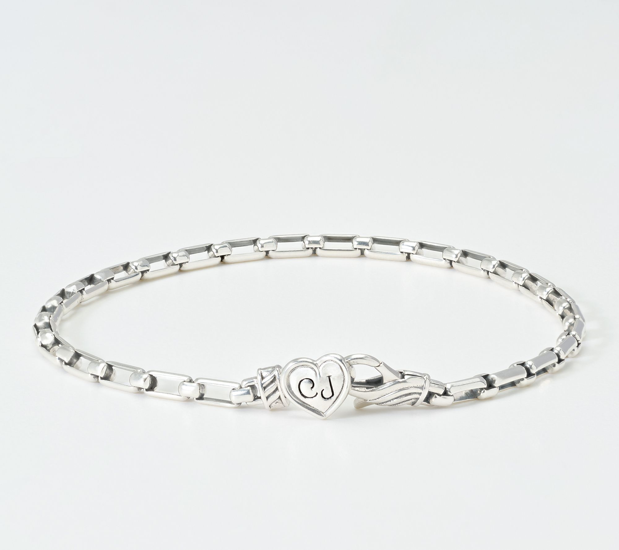 Christian James by Scott Grimes Sterling 1x1 Luciano Chain Bracelet ...