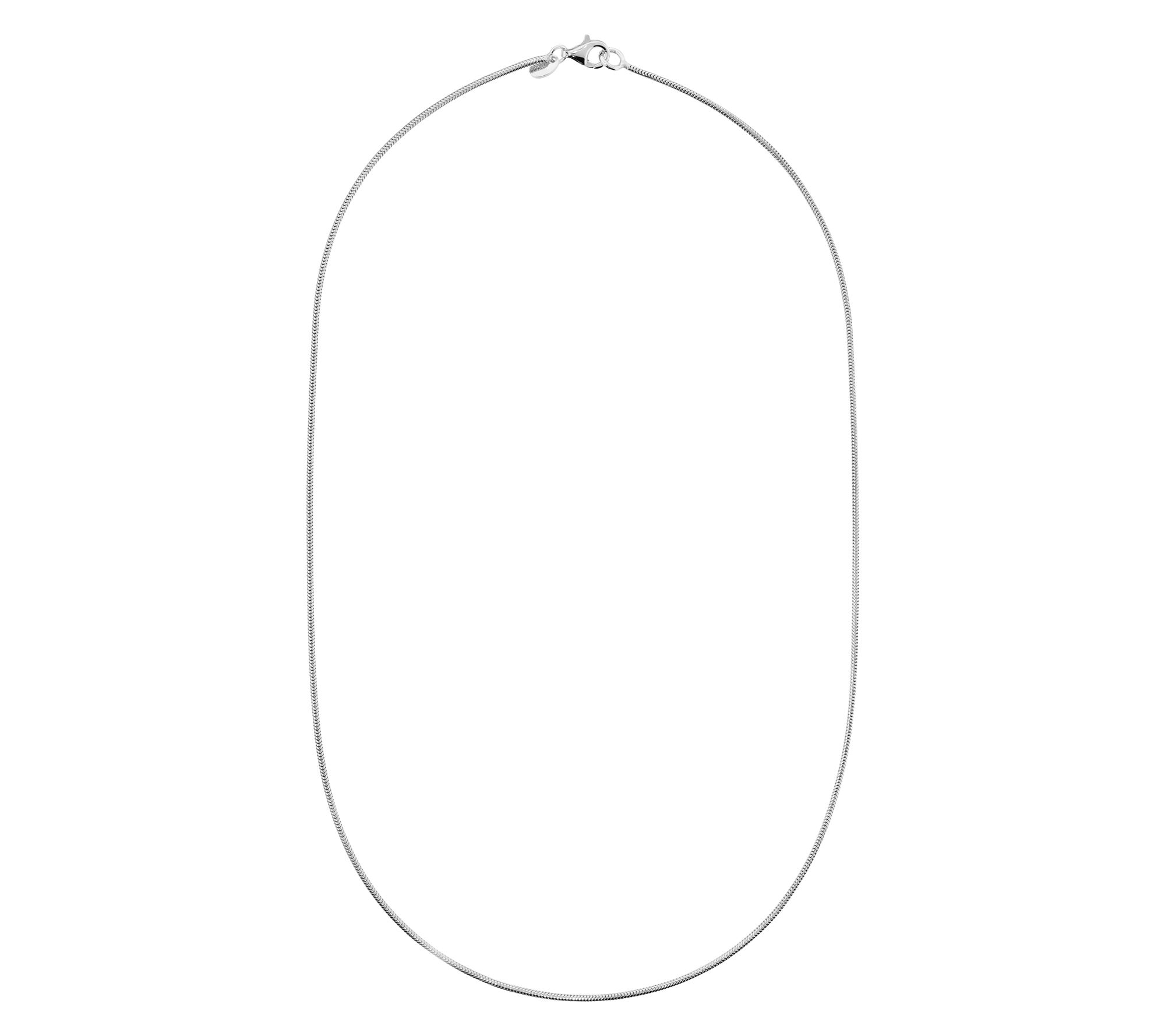 Veronese 18K Clad 18" Snake Chain Necklace - QVC.com